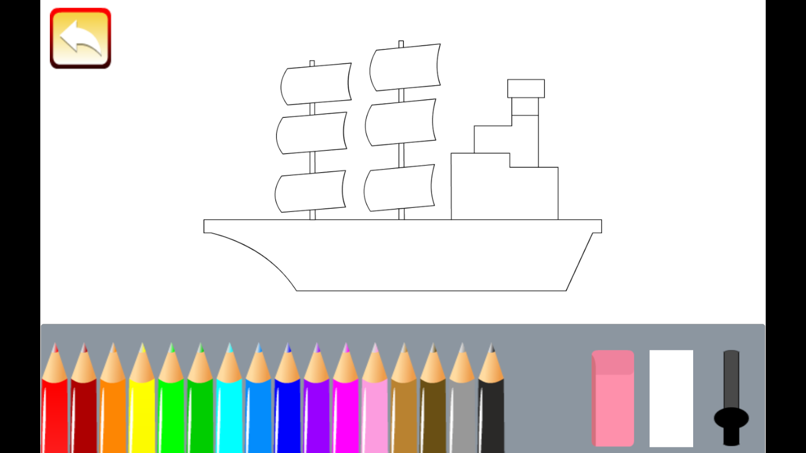 Edukida - Your Own Coloring Ships Unity Kids Game With Admob For Android and iOS by NorthPick